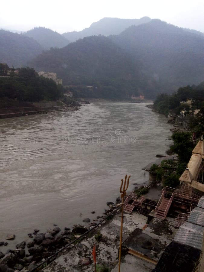 Rishikesh Place of Indian, Hindu God Stock Photo - Image of place ...