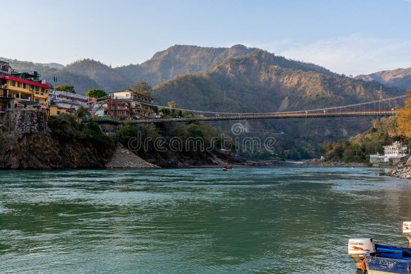 Rishikesh, Uttarakhand, India - 28.03.2023: Beautiful River Ganga in ...