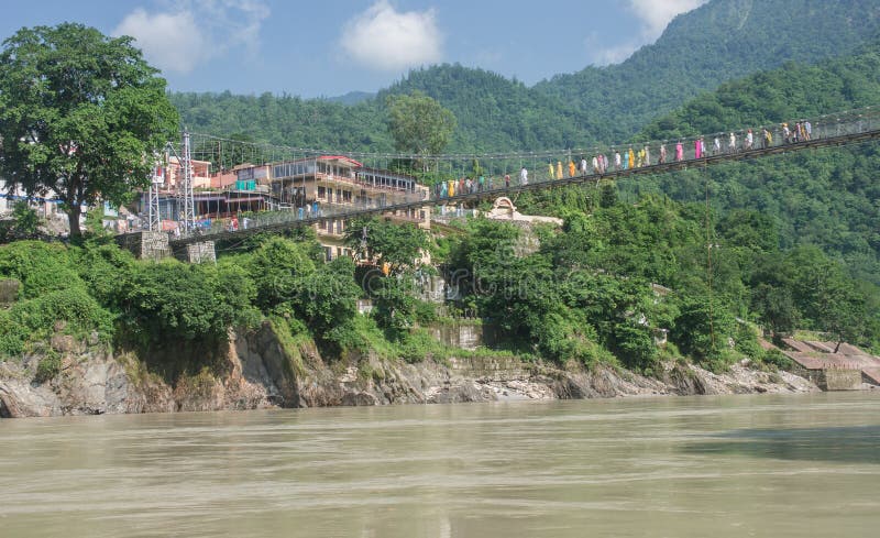 Rishikesh - Uttarakhand, IndiA Stock Photo - Image of city, crossing ...