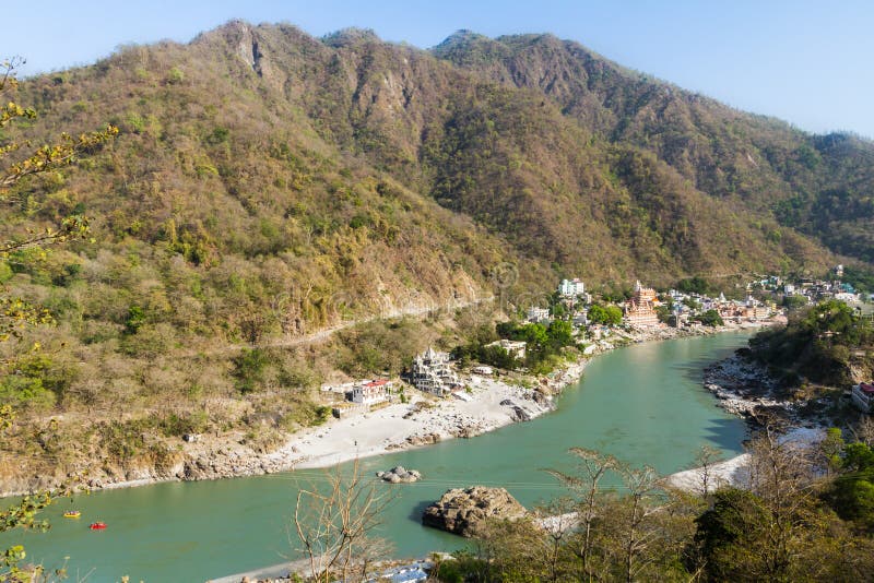 Rishikesh valley stock photo. Image of hill, forest, beautiful - 42525864