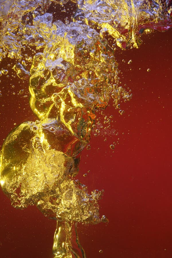 Rising air bubbles stock image. Image of releasing, color - 5654609