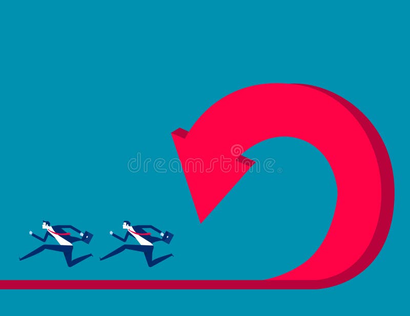 Chasing Arrow Stock Illustrations – 184 Chasing Arrow Stock ...