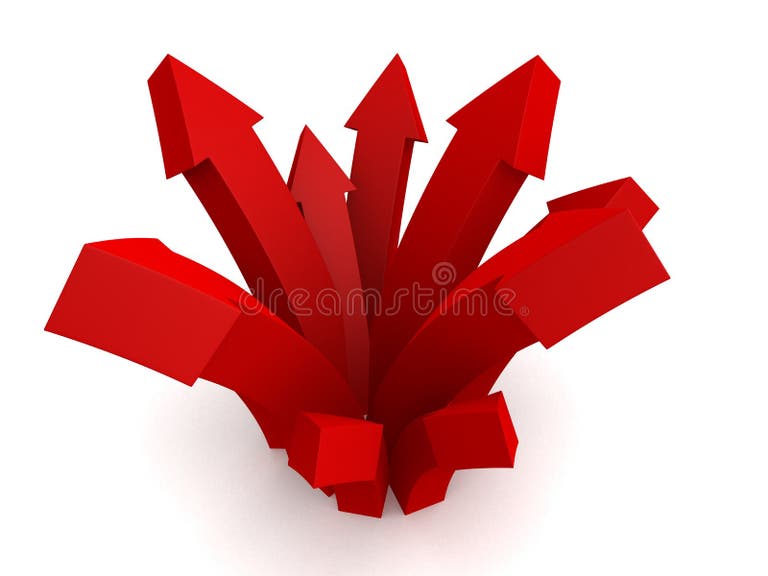 Rising Arrows Stock Illustrations – 5,687 Rising Arrows Stock ...