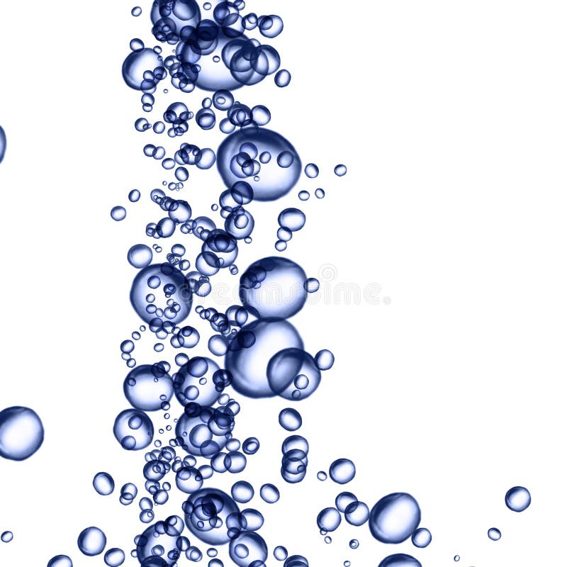 Rising air bubbles stock illustration. Illustration of pure - 4017682