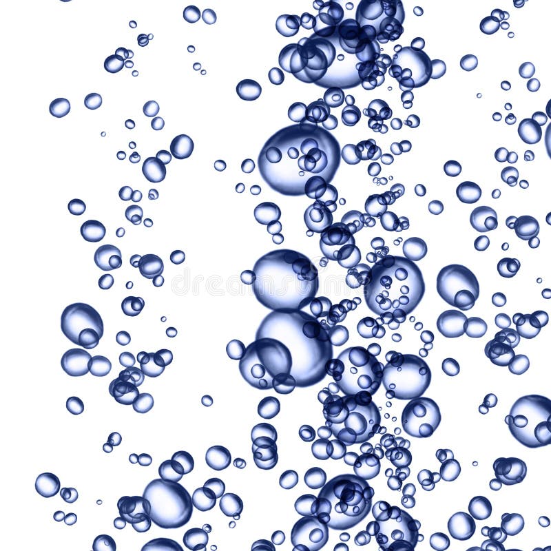 Rising air bubbles stock illustration. Illustration of pure - 4017682