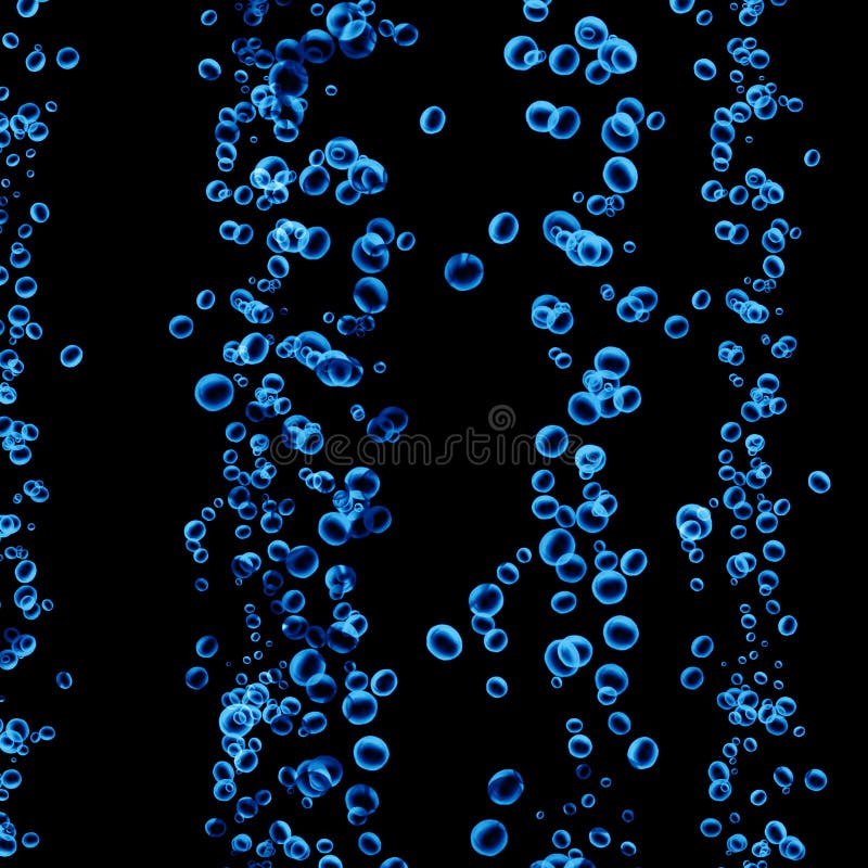 Rising air bubbles stock illustration. Illustration of pure - 4017682
