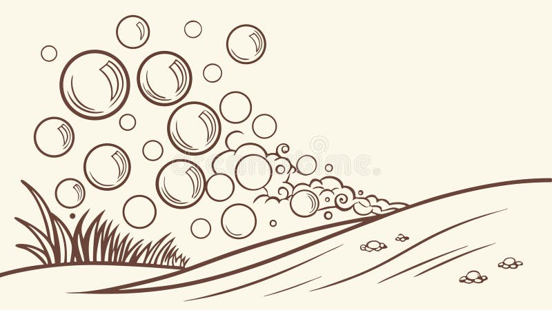 Rising Bubbles, Symbolizing Lightness, Effervescence, or Cleaning ...