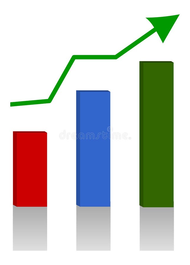 Rising Chart Icon Stock Illustration Stock Illustration - Illustration ...