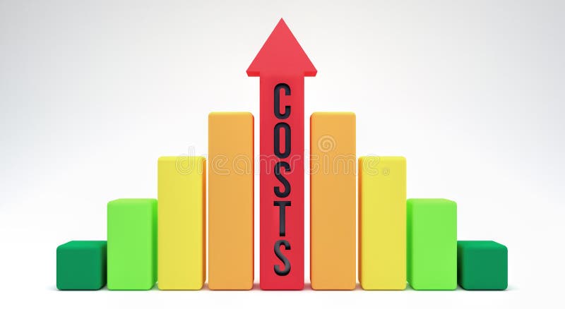 Rising costs stock illustration. Illustration of texture - 3910863