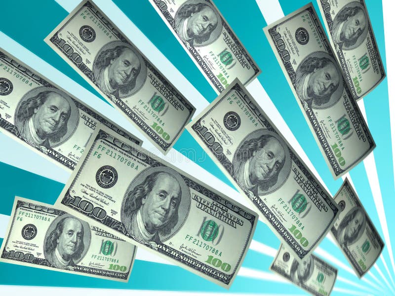 Man behind money stock vector. Illustration of financial - 6362915