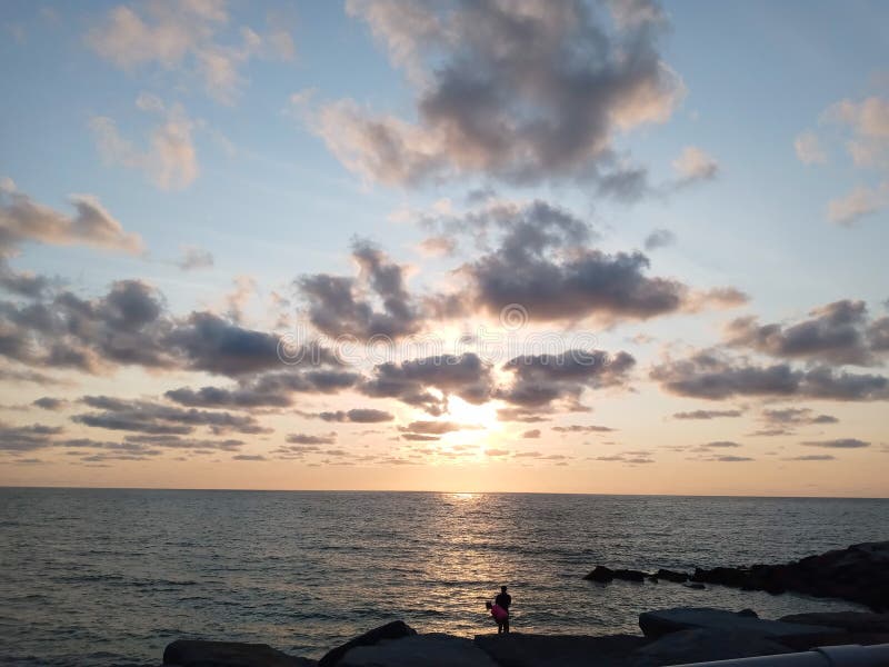 Rising Early Morning a Sky View of the Sun Stock Photo - Image of ...