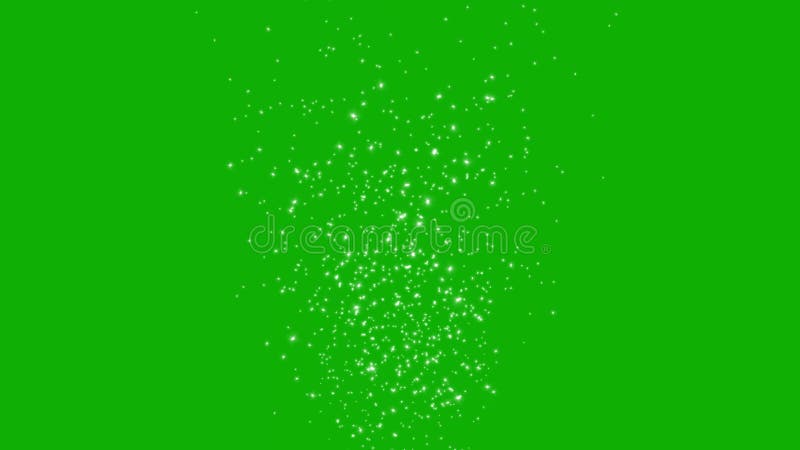 Rising Glitter Particles Circle Motion Graphics with Green Screen ...