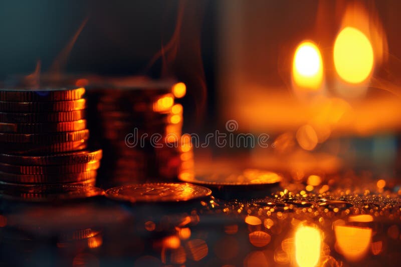 Rising Heating Costs Concept with Energy Bills, Consumption, and Winter ...