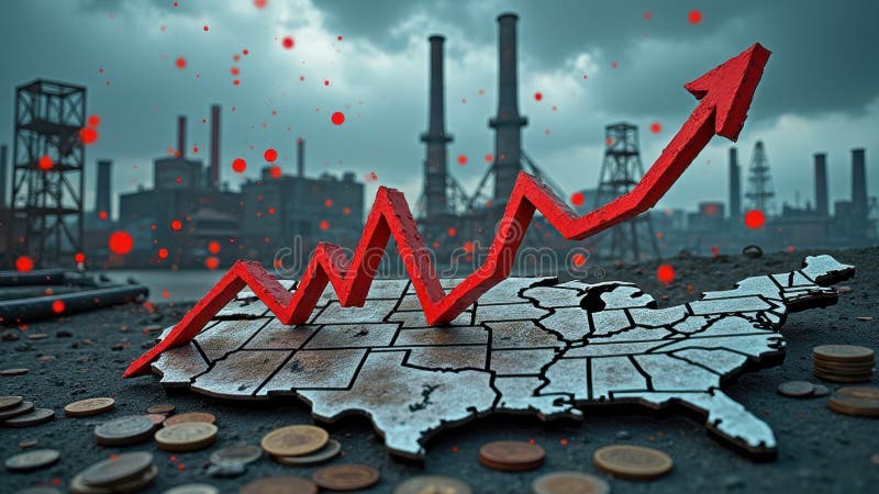 Rising Industrial Growth in the Usa Amid Economic Uncertainty Stock ...