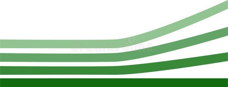 Rising Lines Green stock illustration. Illustration of four - 189917845