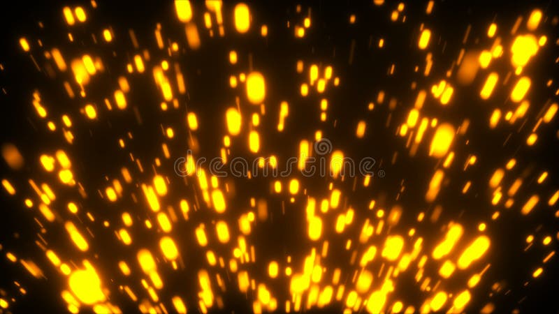 Rising Many Bright Embers, 3d Render Computer Generated Backdrop Stock ...