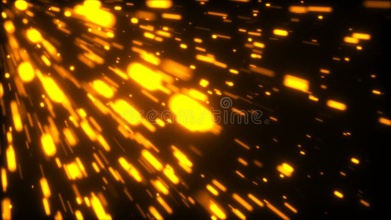 Rising Many Bright Embers, 3d Render Computer Generated Backdrop Stock ...