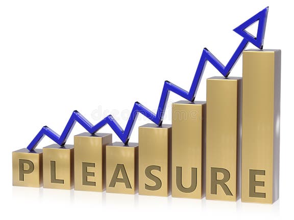 Rising pleasure graph stock illustration. Illustration of green - 113493642