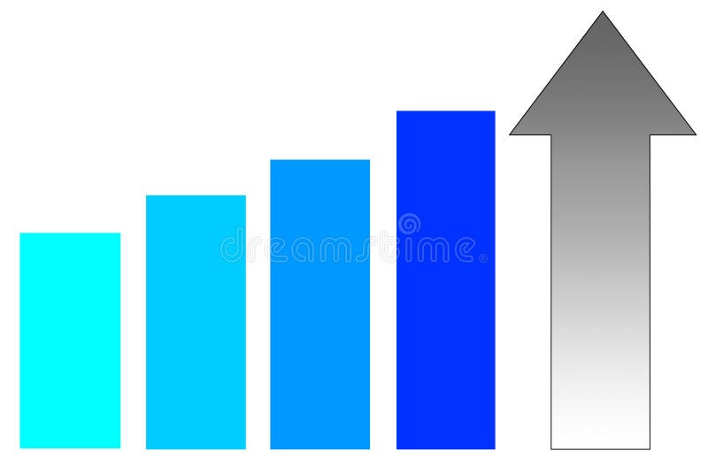 Rising results stock illustration. Illustration of calculation - 14700279