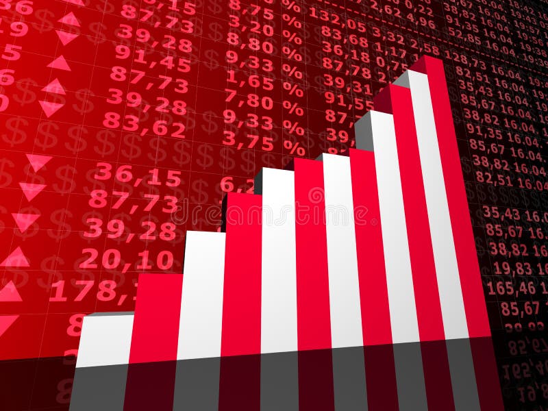 Rising stock numbers stock illustration. Illustration of community ...