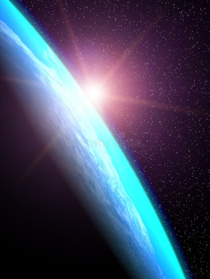 Rising sun stock illustration. Illustration of sunrise - 19987064