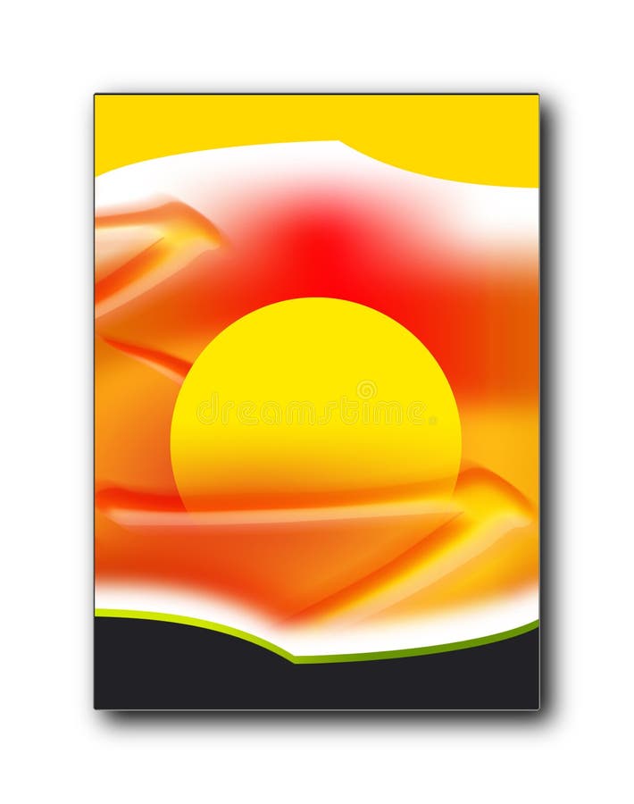 Rising Sun Background stock illustration. Illustration of symbol - 848254