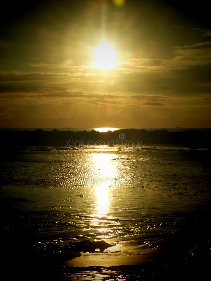 Rising Sun by the Beach stock photo. Image of beach - 150186540