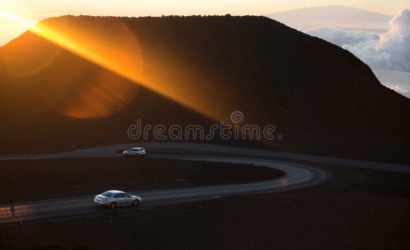 Rising sun beam. stock image. Image of holiday, hawaii - 21369079