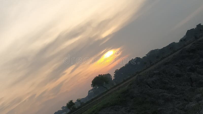 Rising Sun in India Allahabad Shahpur Stock Image - Image of shahpur ...