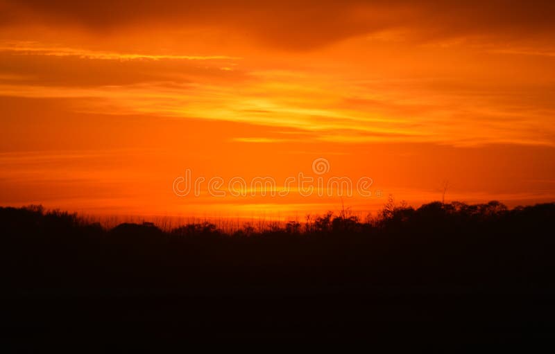 Rising sun stock photo. Image of rising, vermelho, orange - 79073484