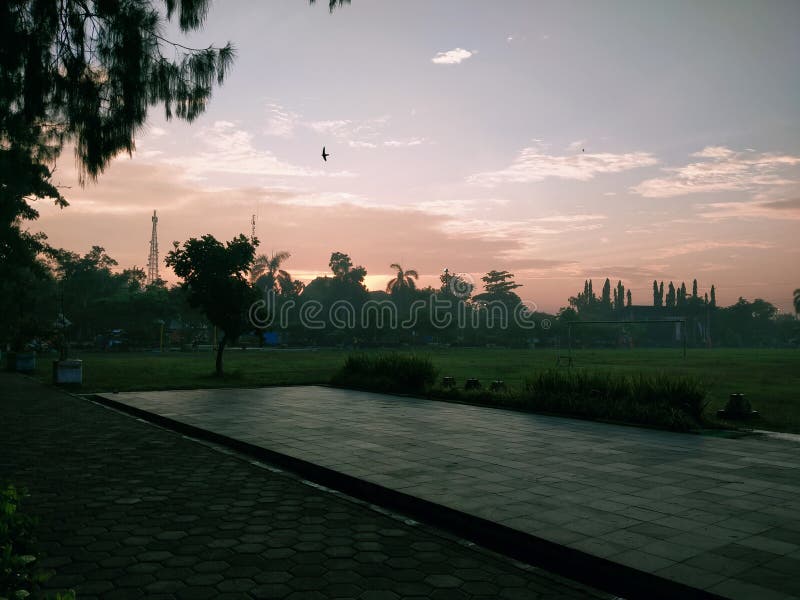 Before the Rising of the Sun Stock Photo - Image of reflection, nature ...