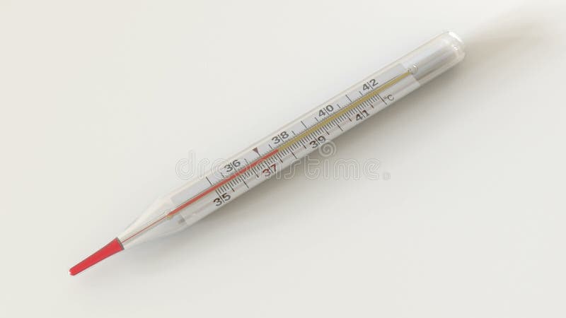Rising Temperature on the Glass Thermometer. Stock Footage - Video of ...