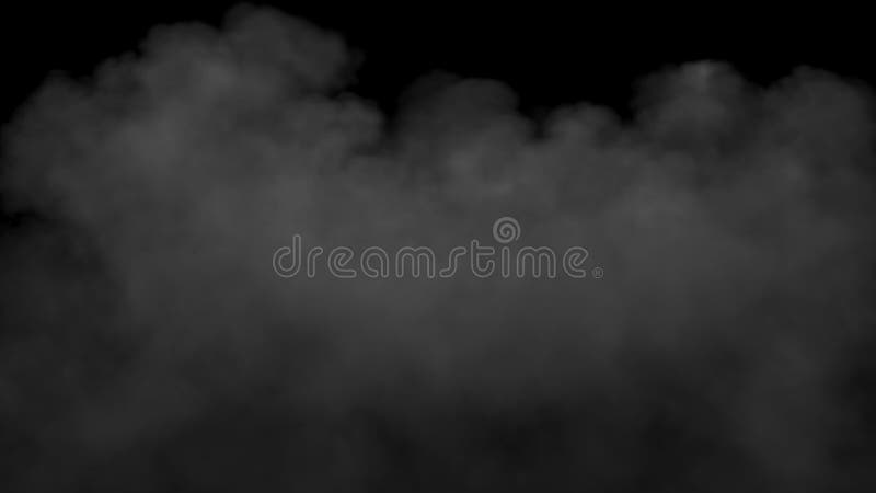 Puff of Smoke Gradually Dissipating into the Air. Green Screen ...