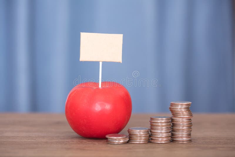 The Rising Trend of Vegetable Prices Stock Image - Image of table ...