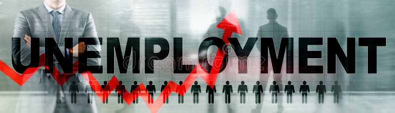 Rising Unemployment Rate Flat Concept Vector Illustration Stock Vector ... Rising Unemployment Rate Flat Concept Vector Illustration Stock Vector ...