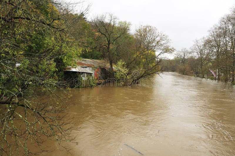 Rising waters stock photo. Image of flood, thunderstorm - 28104998