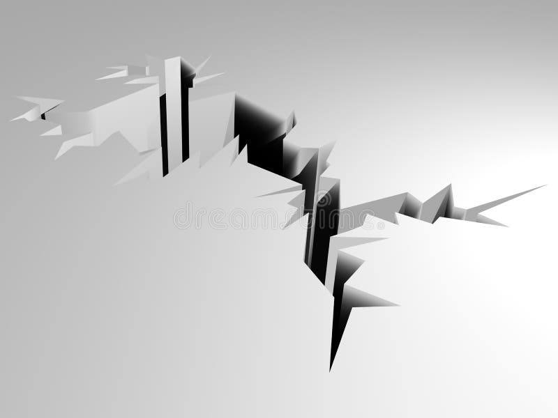 Ground crack icon stock vector. Illustration of abstract - 136791618