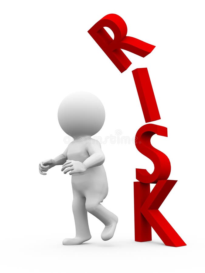 Risk stock illustration. Illustration of risky, falling - 18745501