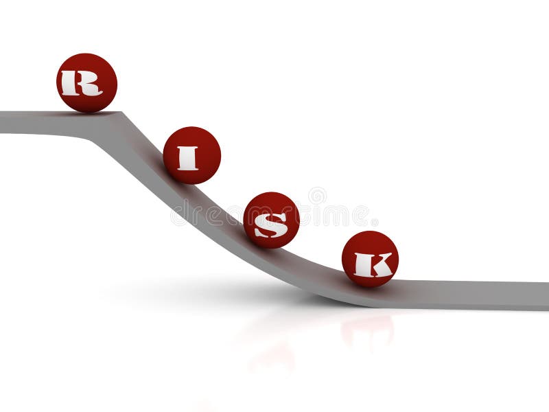 Dice: Risk, Failure or Success? Stock Illustration - Illustration of ...