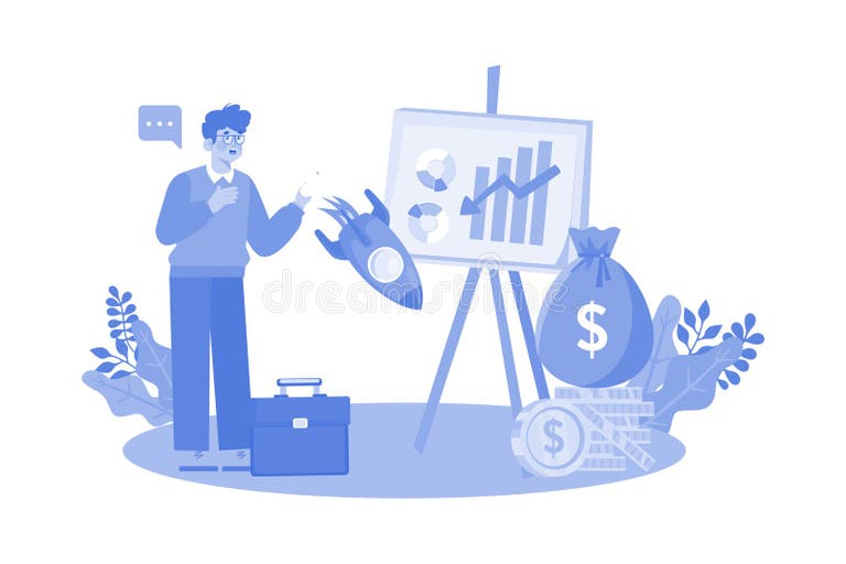 Risk Analyst Assesses and Mitigates Financial Risks Stock Vector ...