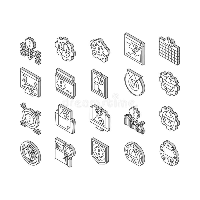 Risk Analyst Business Isometric Icons Set Vector Stock Vector ... Risk Analyst Business Isometric Icons Set Vector Stock Vector ...