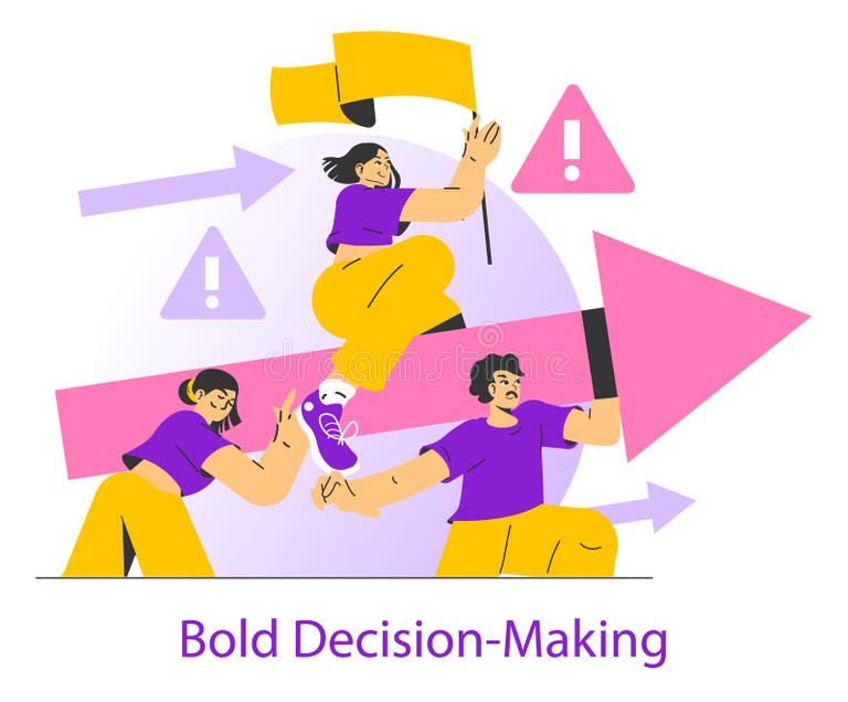 Risk. Flat Vector Illustration Stock Illustration - Illustration of ...