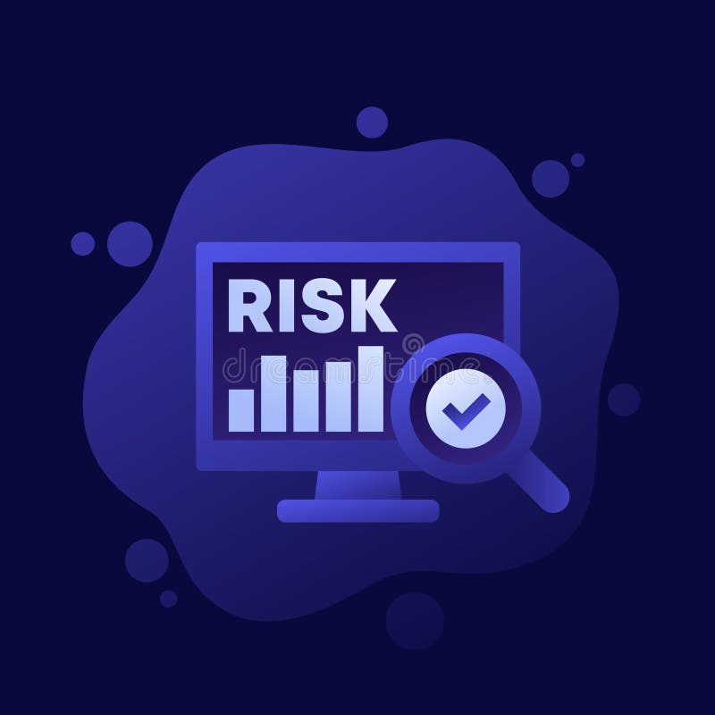 Risk Assessment Icon, Vector Design Stock Vector - Illustration of ...