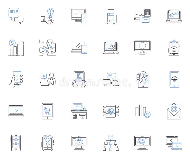Risk Assessment Line Icons Collection. Risk, Assessment, Analysis ...