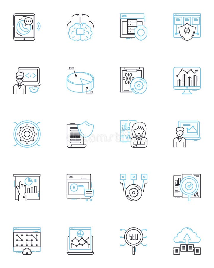 Risk Assessment Linear Icons Set. Probability, Uncertainty ... Risk Assessment Linear Icons Set. Probability, Uncertainty ...