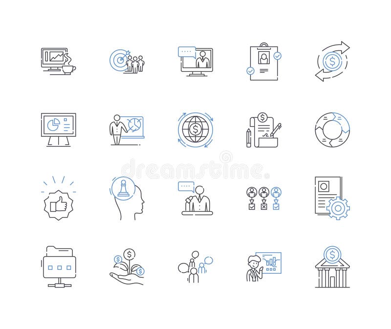 Risk Assessment Line Icons Collection. Hazard, Vulnerability, Exposure ...