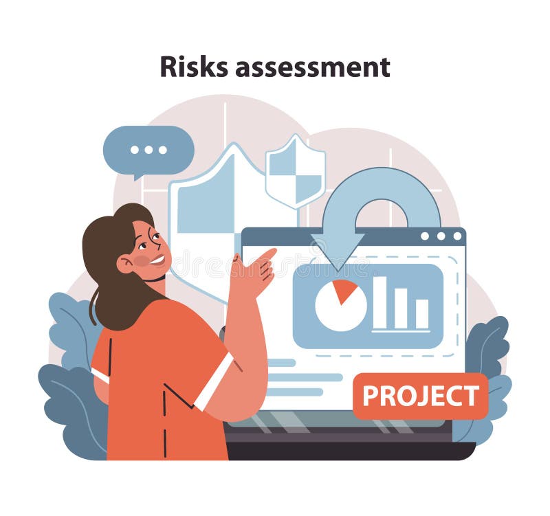 Risk Assessment in Project Management. a Manager Evaluates Potential ...