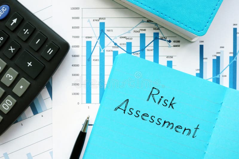Risk Assessment is Shown on the Conceptual Photo Using the Text Stock ...