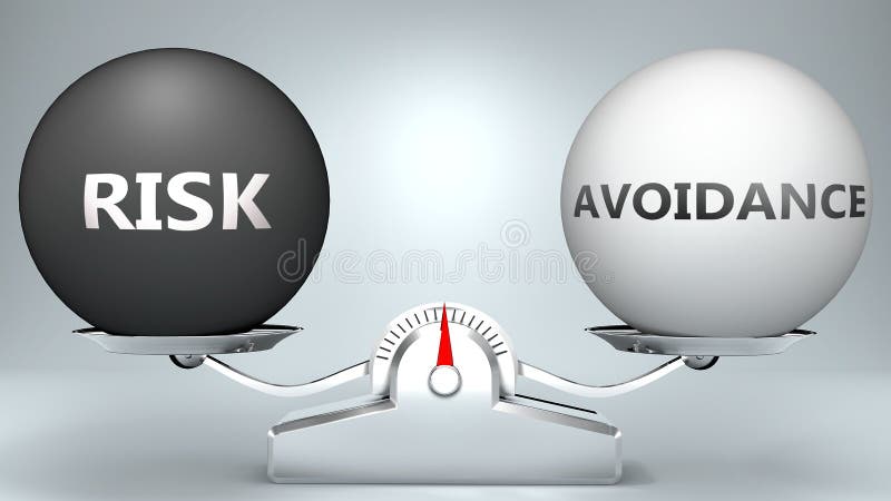 Risk Avoidance And Risk Taking As Different Choices In Life - Pictured ...