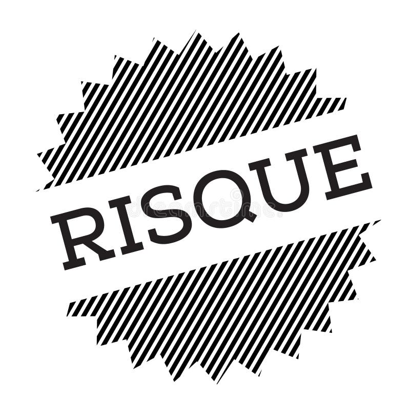 Risk black stamp stock vector. Illustration of guarantee - 124264738